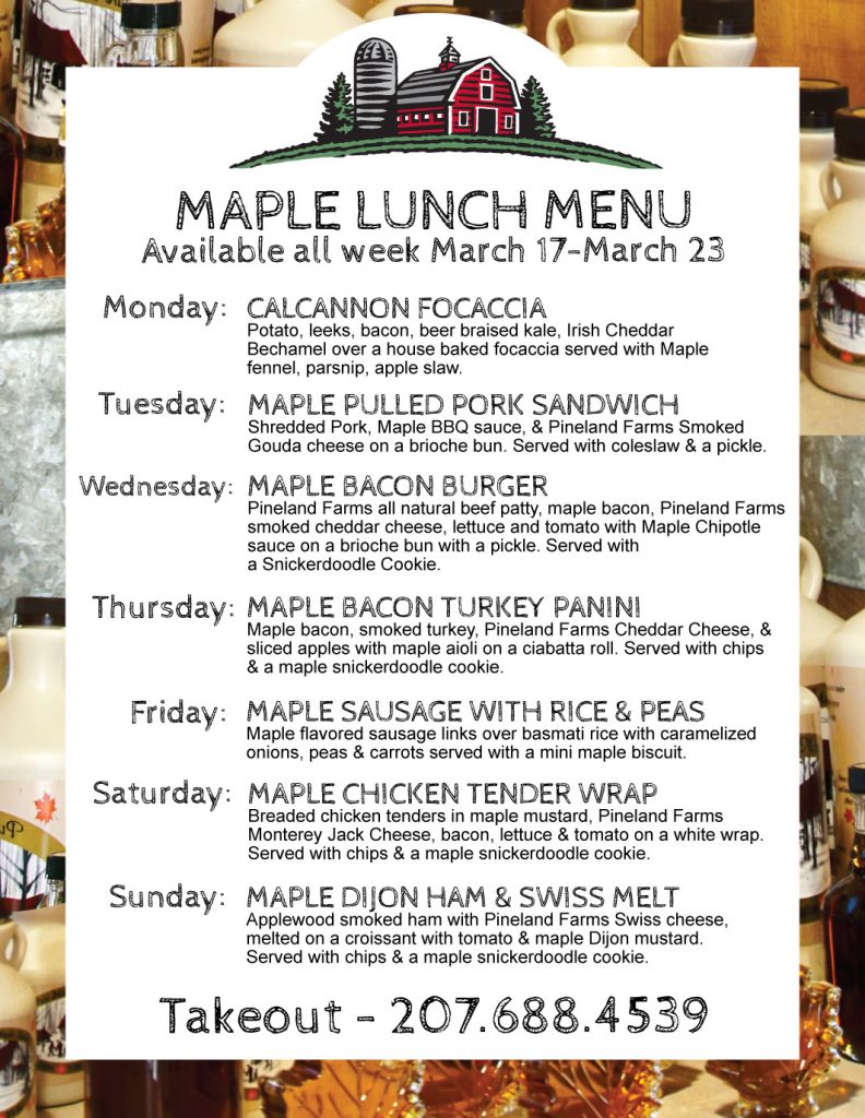 Maple Week & Maine Maple Sunday - Pineland Farms, Inc.